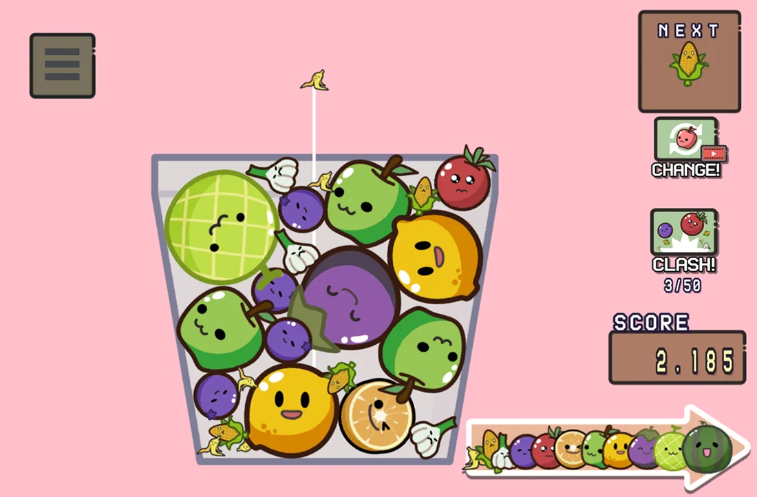 Watermelon Drop - The Ultimate Fruit Stacking Puzzle Game